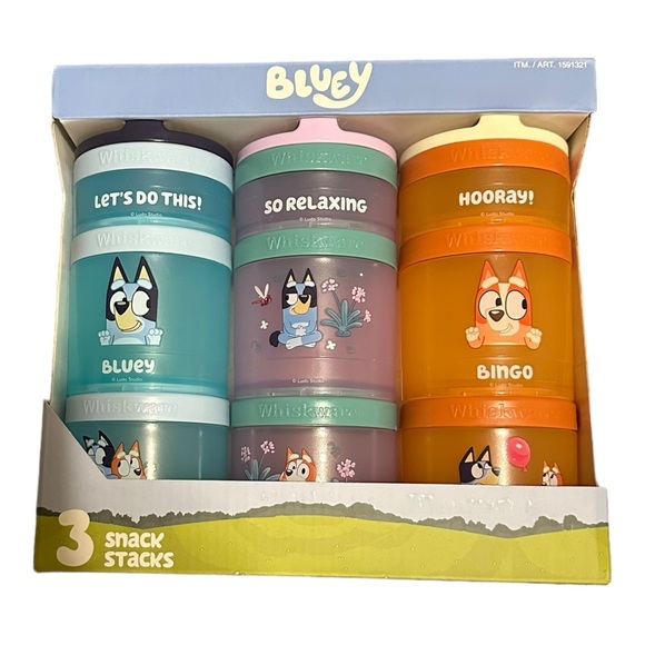 whiskware | Kitchen | Bluey Whiskware 3 Pack Snack Containers | Poshmark